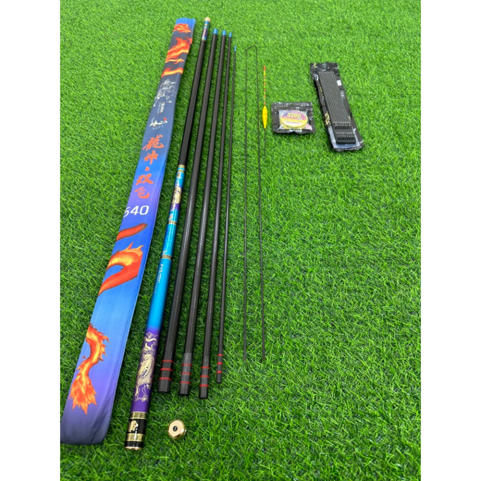 Phuc LONG CHIEN THAN 5H 28i hand fishing rod - Complete gift set (extra ...