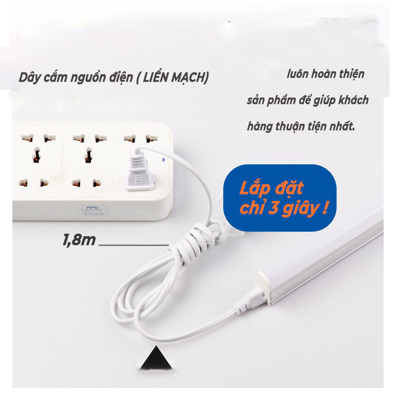Super hot product 3-pin power cord for T5 led tube lights with on/off ...