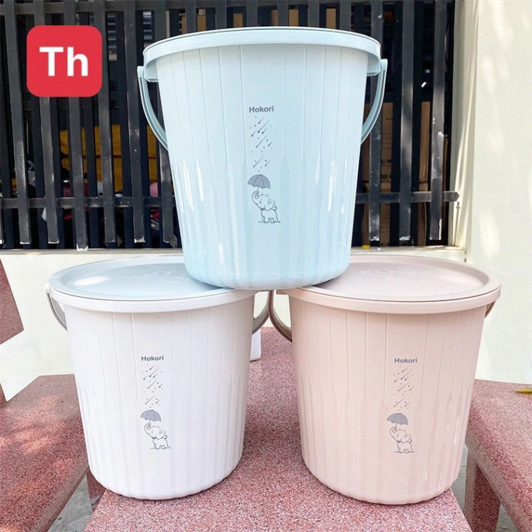 Rice Buckets, Water Buckets 15L, Buckets With Lid HOKORI 5238 | Shopee ...