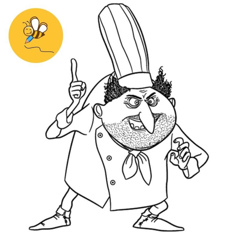 Mysterious Hotel Transylvania - Set Of 10 A4 A5 Coloring Pictures For ...