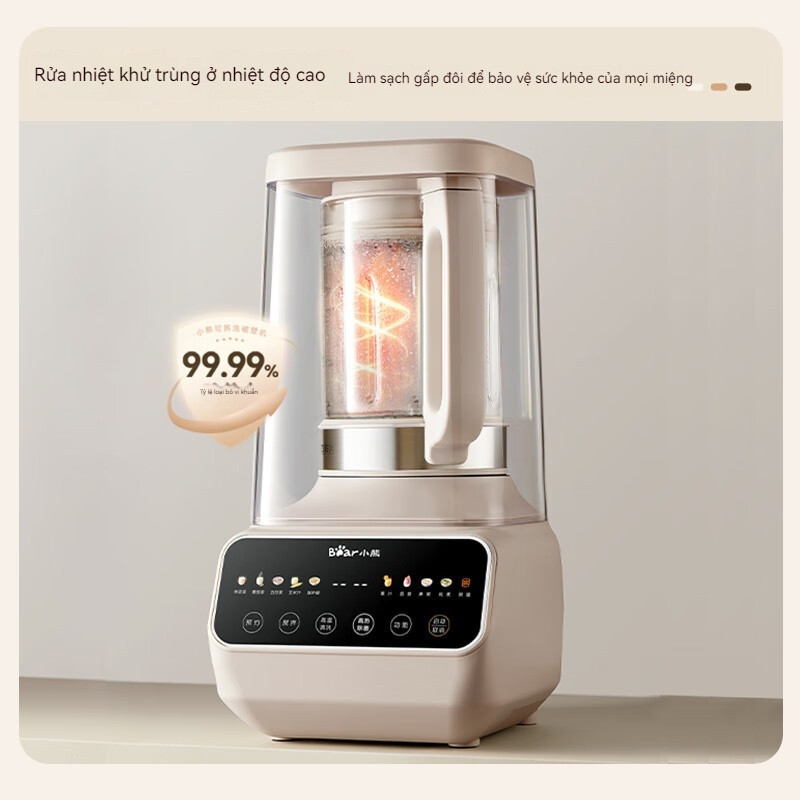 Bass Bear Noise Reduction Juicer / 1.5Lm Soymilk Maker Detachable And ...