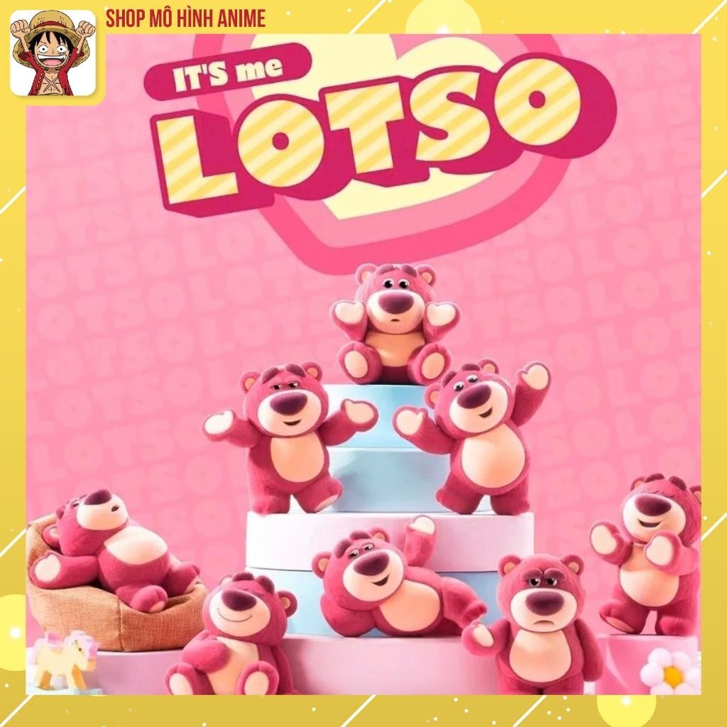 [Genuine] Lotso Strawberry Bear Blind Box, Premium Model, Disney ...