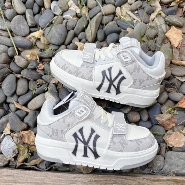 [ Hot trend ] snk MLB CHUNKY Line high quality gray sneakers full box ...