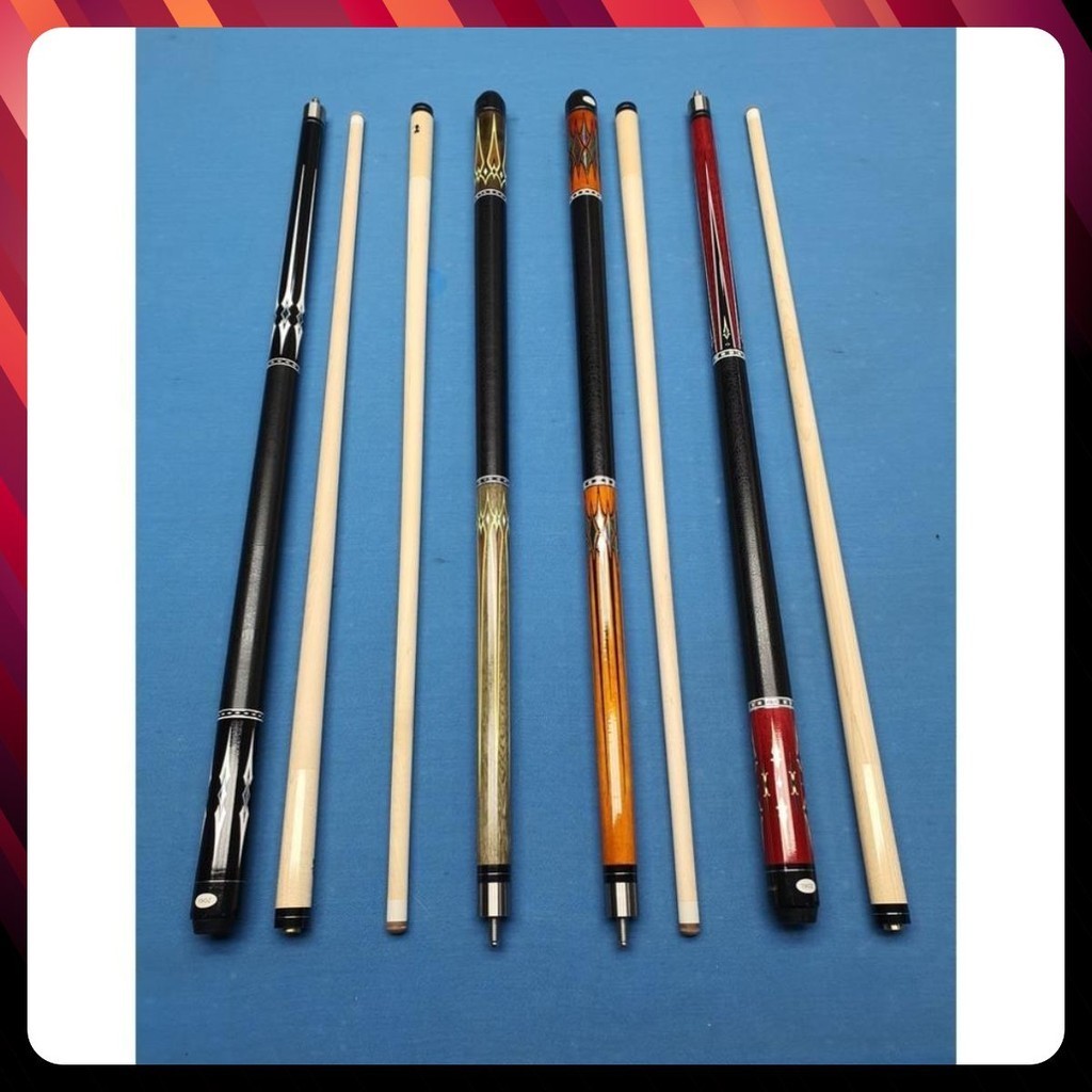Mall Black Cat Billiard Cues - Durable Club Billiard Cues - Includes 1 ...