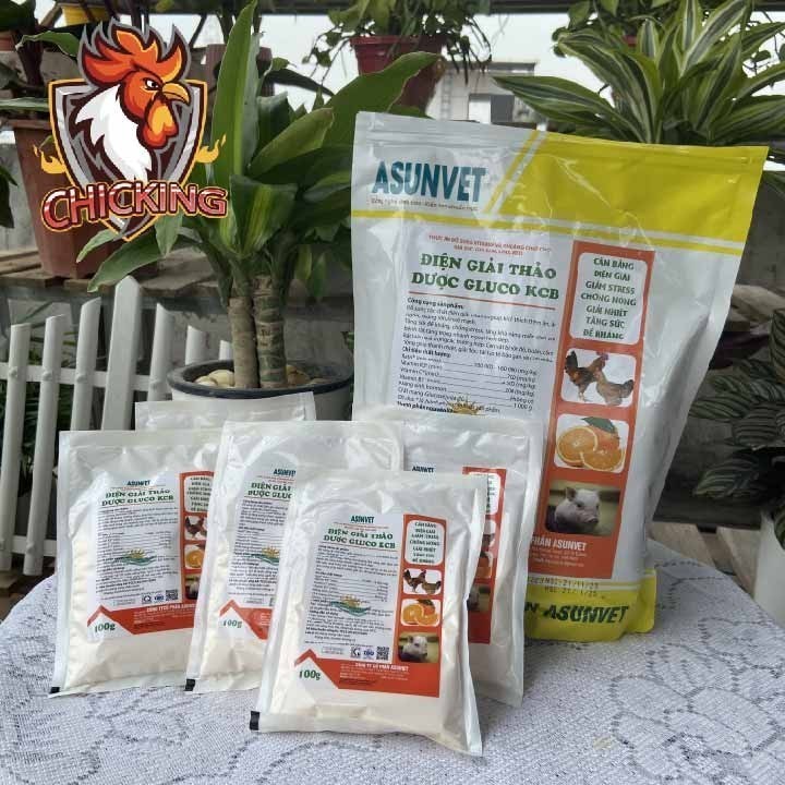 Gluco KCB ASUNVET Anti Heat Chicken Herbal Electrolyte For Fighting ...