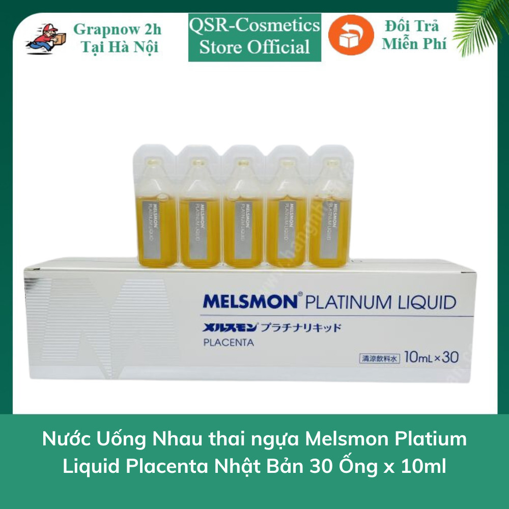 Melsmon Platium Liquid Placenta Horse Placenta Drink Japan 30 Tubes x ...
