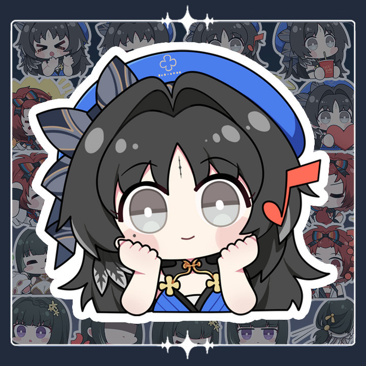 Wuthering Waves Sticker - Rover,Jiyan,Danjin,Yangyang, Chixia, Baizhi ...