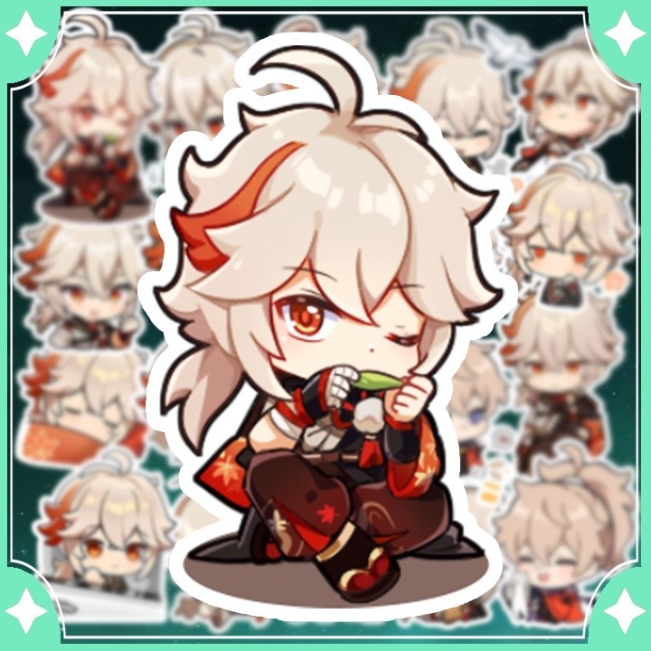 [Genshin Impact] Sticker kazuha Kaedehara - chibi kazuha x tomo ...