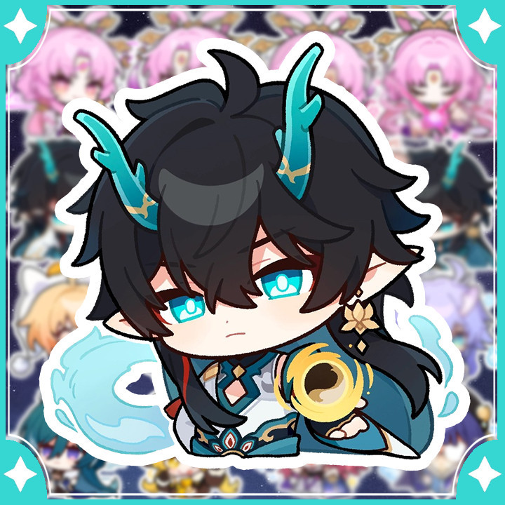 [Honkai Star Rail] Sticker Dan Heng • Am Nguyet, Fu Xuan, Lynx, Yukong ...
