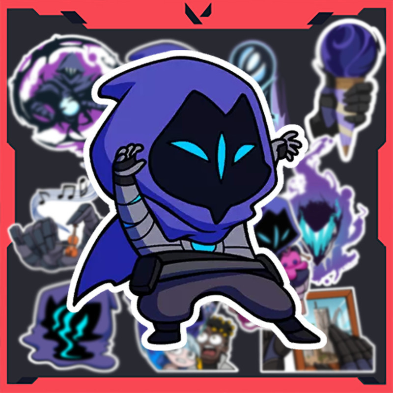 Valorant Stickers - Agent Omen Stickers (set of 11) | Shopee Malaysia