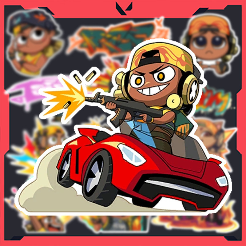 Valorant Stickers - Agent Raze Stickers (set of 16) | Shopee Malaysia