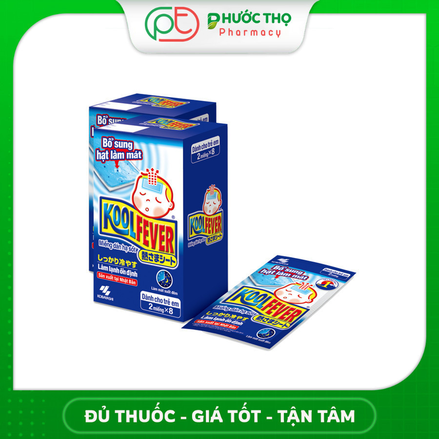 Koolfever fever-reducing paste, box of 8 packs as shown - PHUOC THO ...