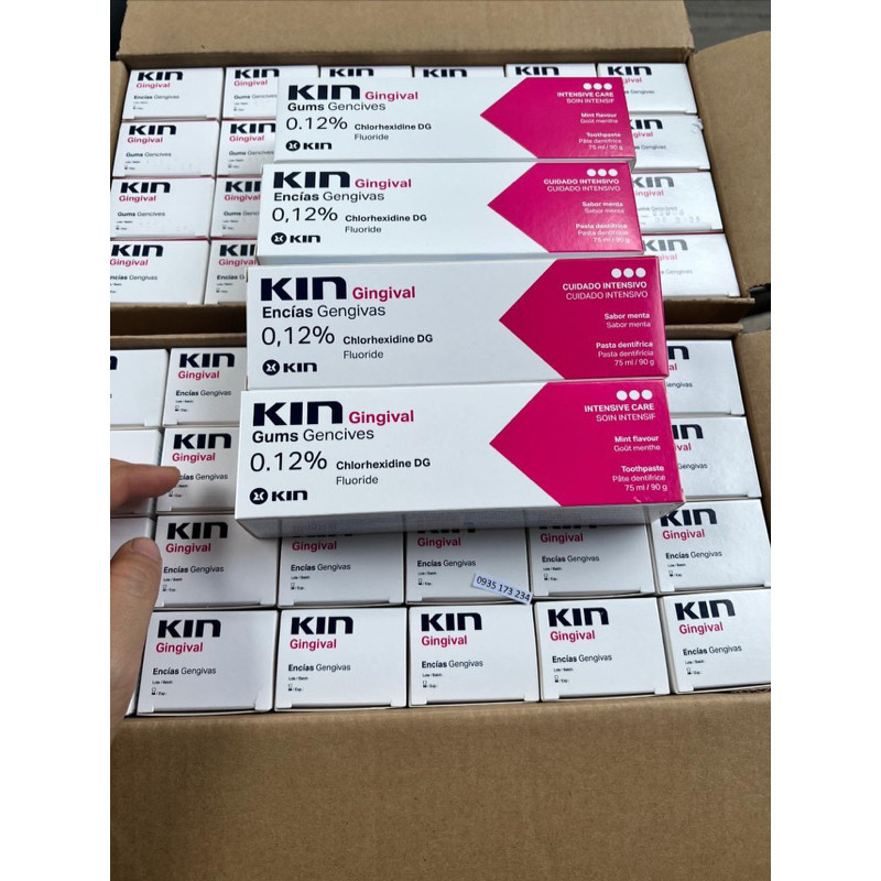 Kin Gingival Chlorhexidine Toothpaste (75ml x 90g) | Shopee Malaysia