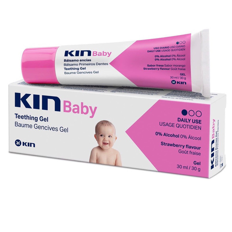 KIN Baby Topical Gel Reduces Swelling of Gums, Hands, Feet, Mouth, Heat ...