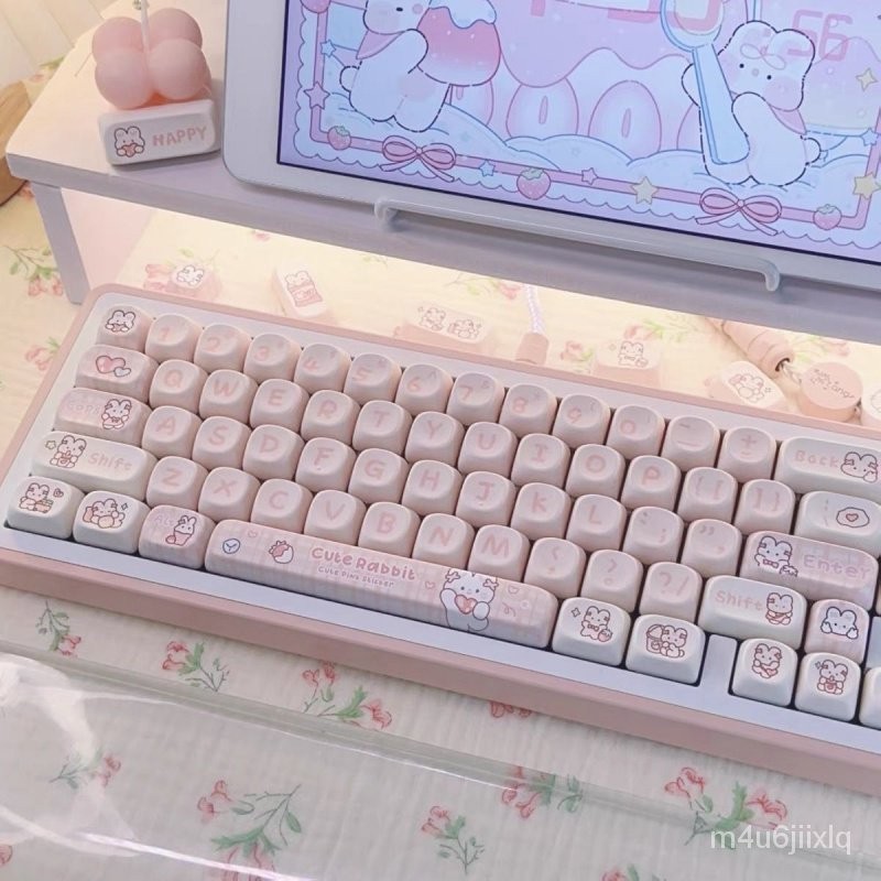 Rabbit Keyboard Snack Height Pbt Heat Sublimation64.75.84.68.87.98.104 ...