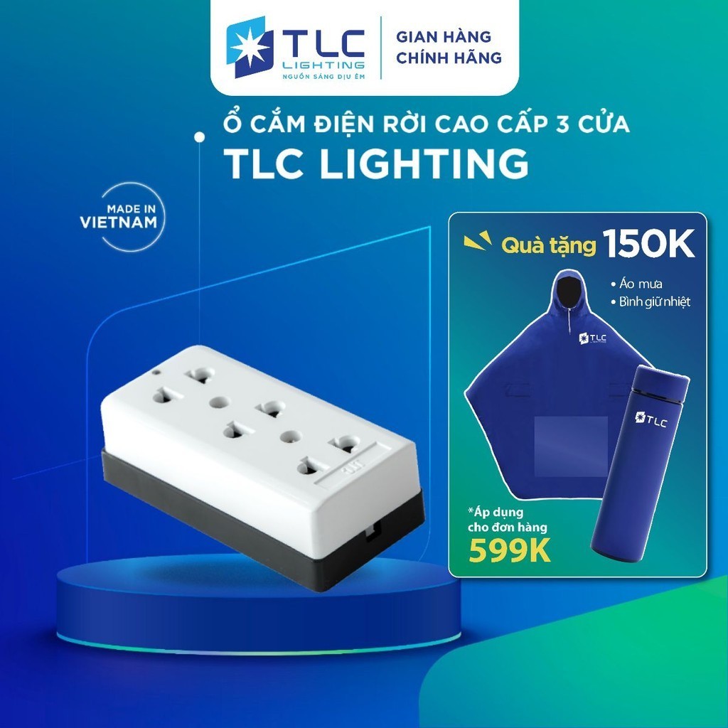 Tlc LIGHTING 3000W 3-door premium removable power outlet | Shopee Malaysia