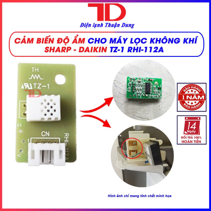 Sharp-daikin air purifier humidity sensor tz-1 rhi-112a broad board ... Sharp-daikin air purifier humidity sensor tz-1 rhi-112a broad board ...