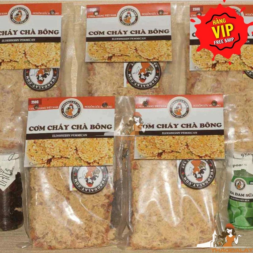 Burnt Rice Meat Floss Is Delicious And Crispy - Dalat Snack Shop ...