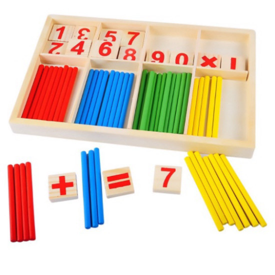 Wooden math worksheet toy - stick worksheet for children [BEAUTIFUL ...