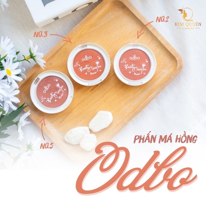 Odbo Beauty Session Blusher - Kim Quyen Cosmetics | Shopee Malaysia