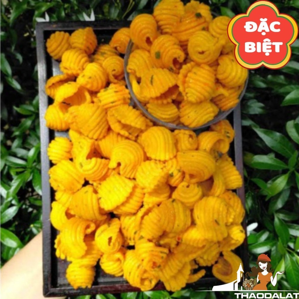 Special Type Sea Scallop Potato Snack, Crunchy, Porous, Mild Spicy ...