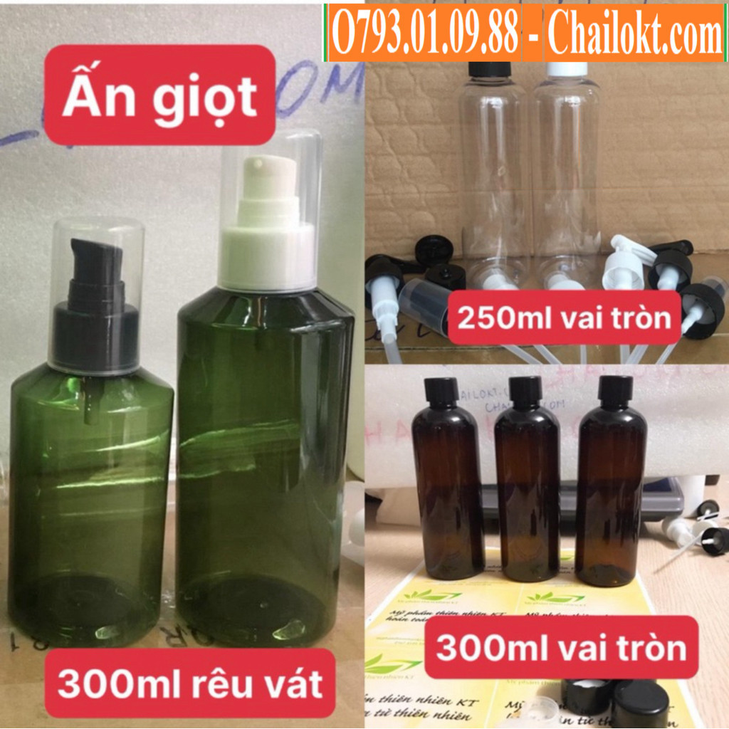 250ml 300ml pet Plastic Bottle Press Drops, Shampoo Extraction Bottles ...