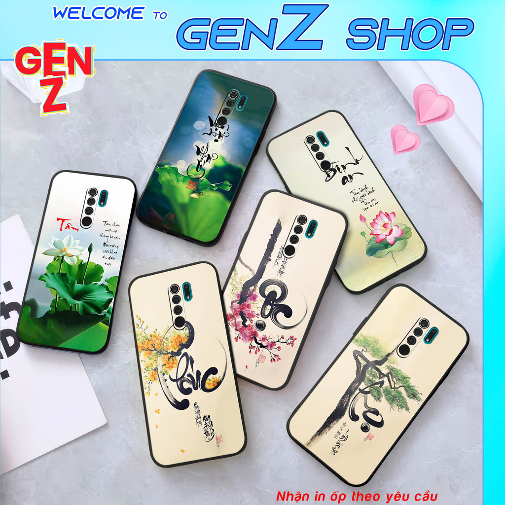 Redmi 9, 9 Prime Phuc Loc Tho Case Calligraphy Peace Of Mind | Genz ...