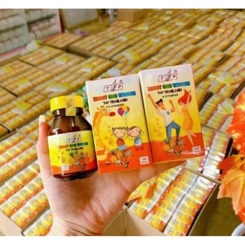 Weight Gain 9 Vitamin tp Thailand 100 Tablets (Genuine) | Shopee Malaysia