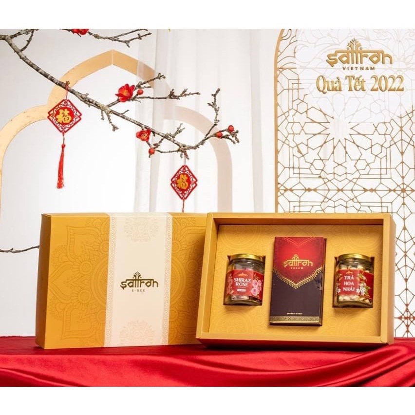 Saffron saffron gift Set includes 1gr saffron and premium flower tea ...