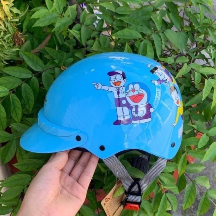 Varo half-head helmet with Doraemon nobita heloktty stamp and heat ...