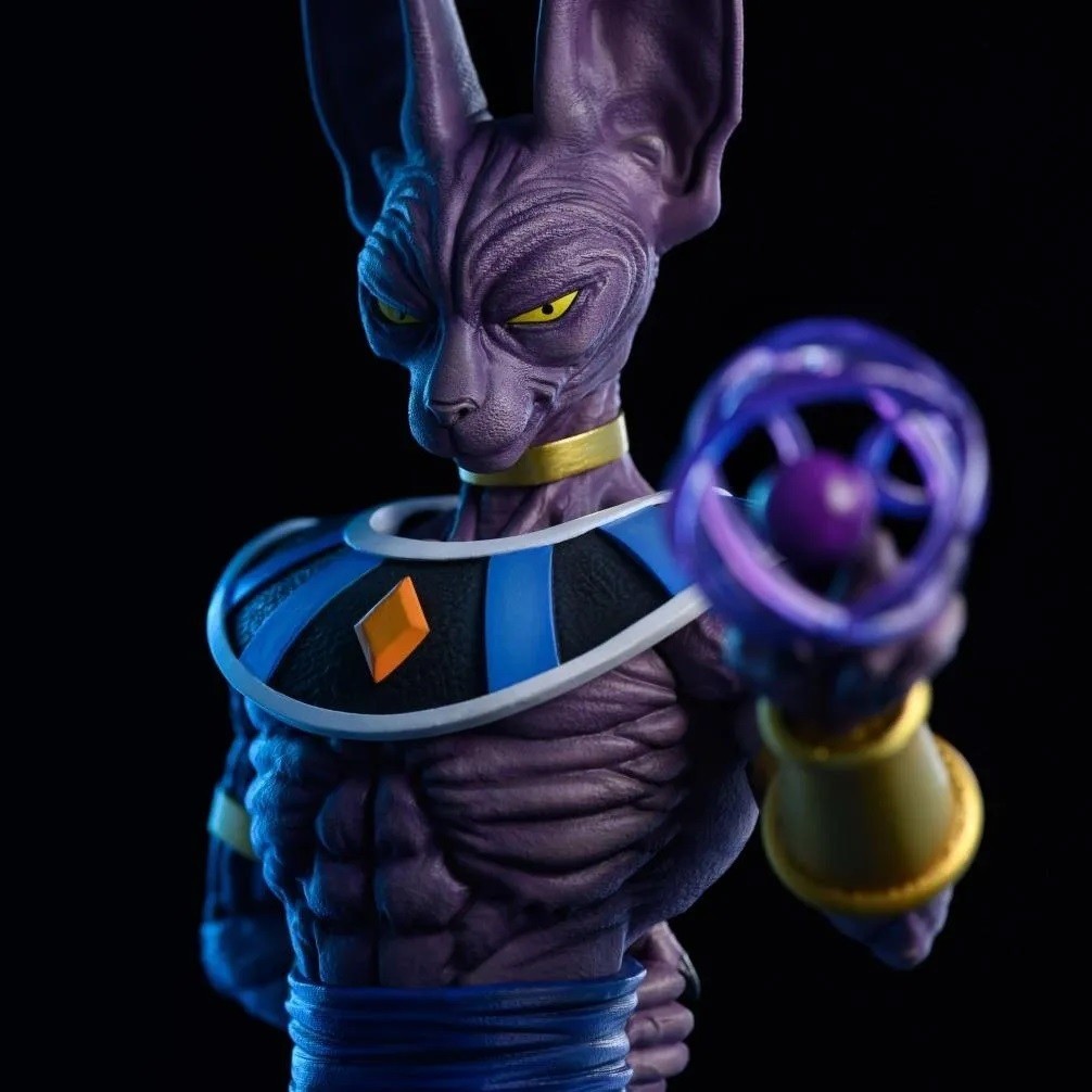 The Dragon Ball Model Big Dragon Ball Beerus Cat Destroyer Uses 31cm ...