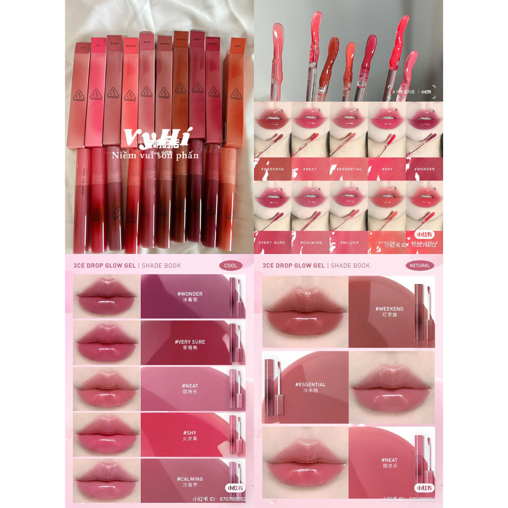 3ce Drop Glow Gel Lip Gloss 4g | Shopee Malaysia