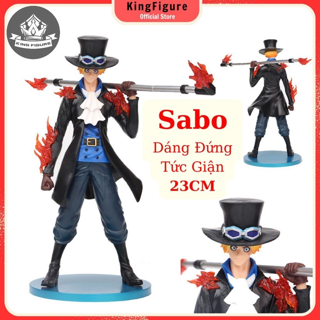 Sabo Model With Anger Anger Standing Shape 23Cm High-End One Piece ...