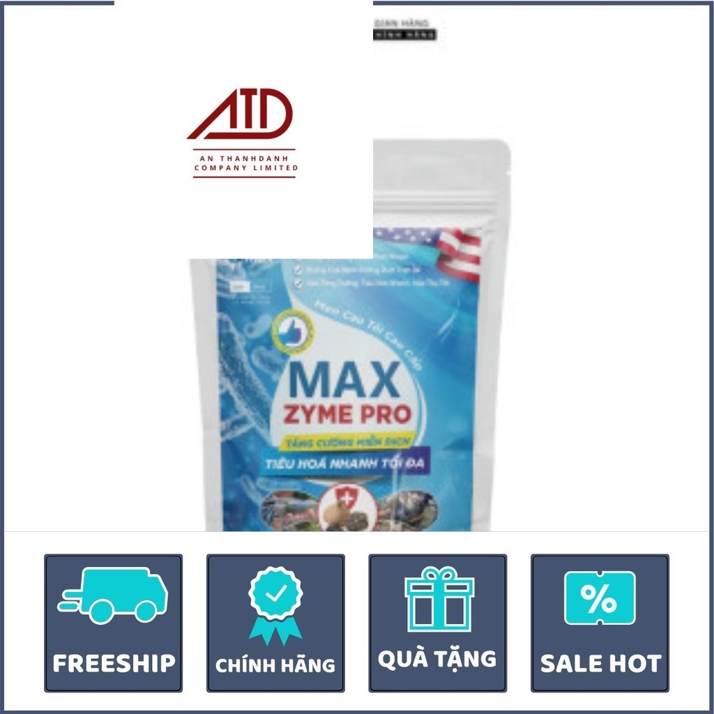 (Hoachat-atd) Combo 3 Packs Max Zyme Pro - High Quality Garlic Yeast Super Fast Digestion 500g ...