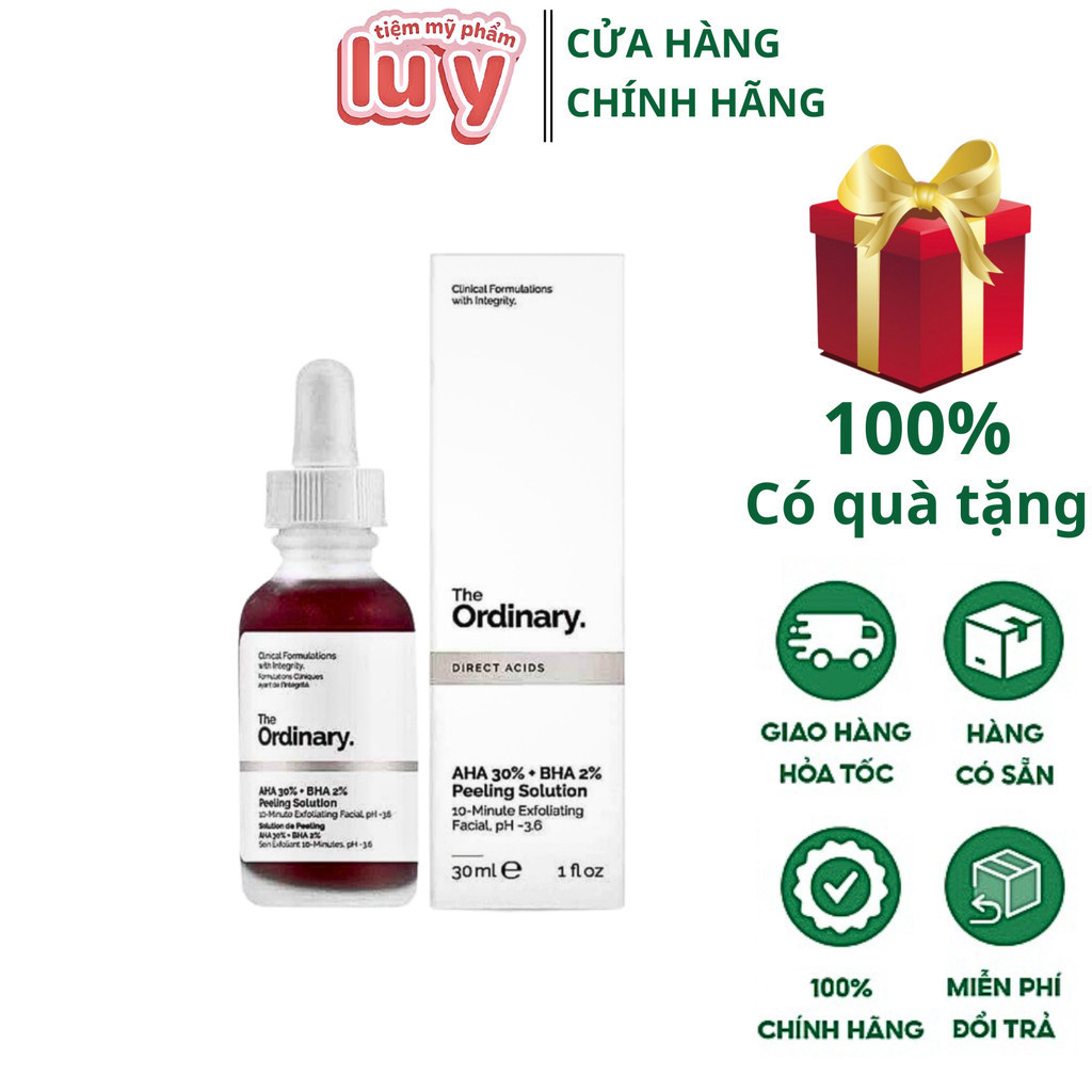 Exfoliating AHA 30% + BHA 2% Peeling Solution 30ml - The Ordinary skin ...