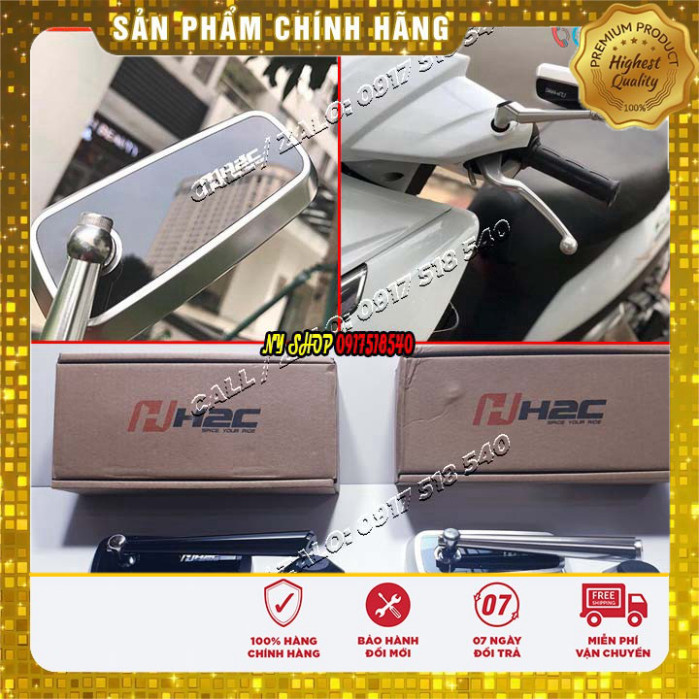 Genuine H2C REARVIEW MIRROR WITH FULL SCREWS AND HEXAGON (PRICE FOR 1 ...