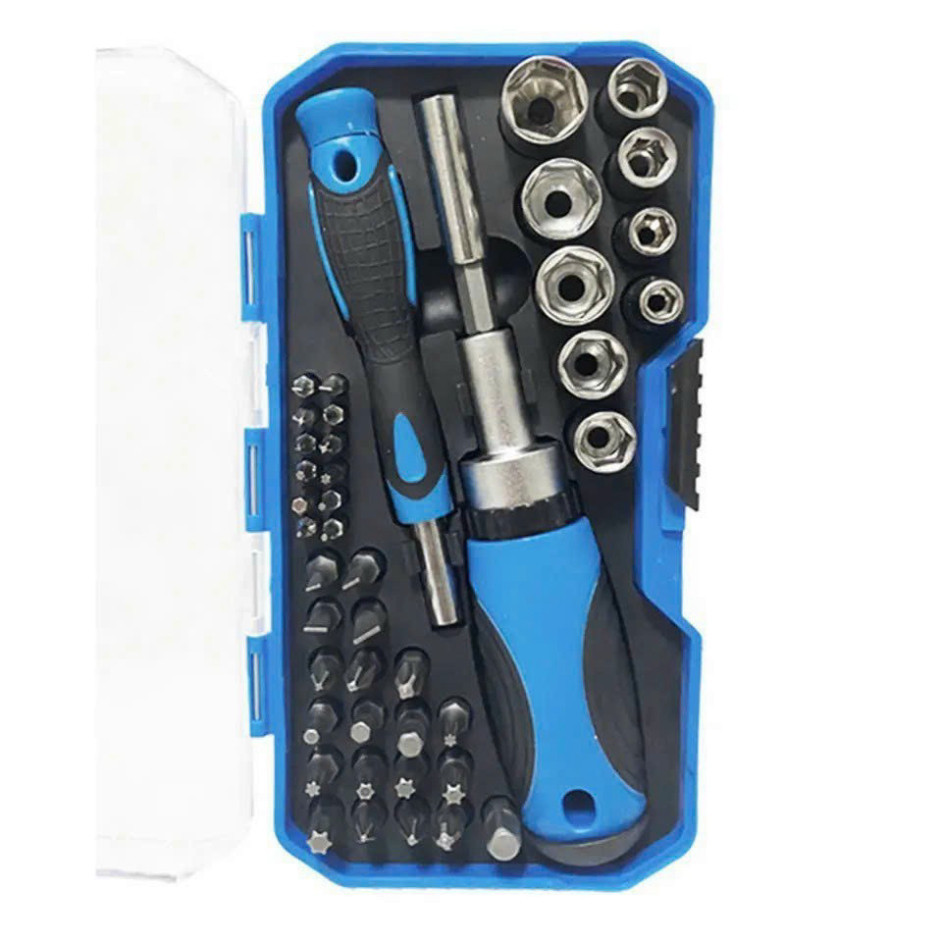 44-piece reversible multi-function screwdriver set, 2-way automatic ...
