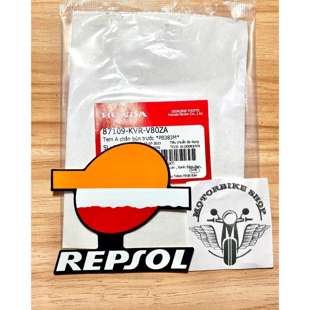 Genuine rsx 100 Repsol front sticker 87109KVRV80ZA | Shopee Malaysia