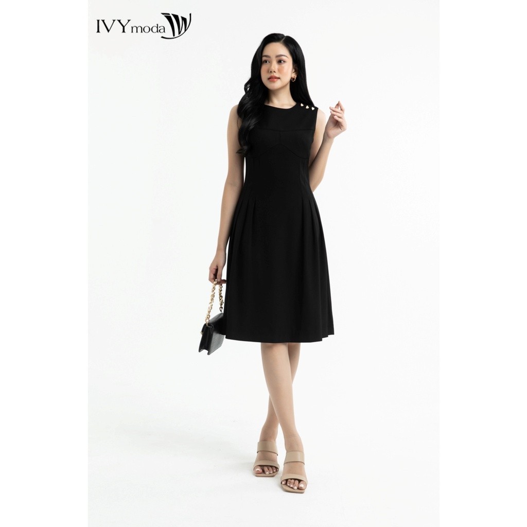 Ivy moda MS 41B9178 flared shoulder dress with accessories | Shopee ...