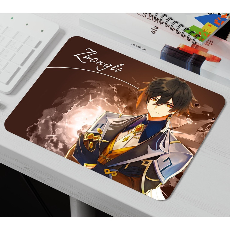 Genshin Impact Mouse Pad Zhongli Model | Shopee Malaysia