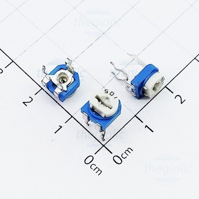 Trimmer Variable Resistor -RM065-501 Variable Resistor 500 Ohm Button ...
