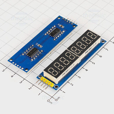 Led Circuit Module 8 Digits 7-Segment LED 0.36inch 74HC595 3.3-5VDC ...