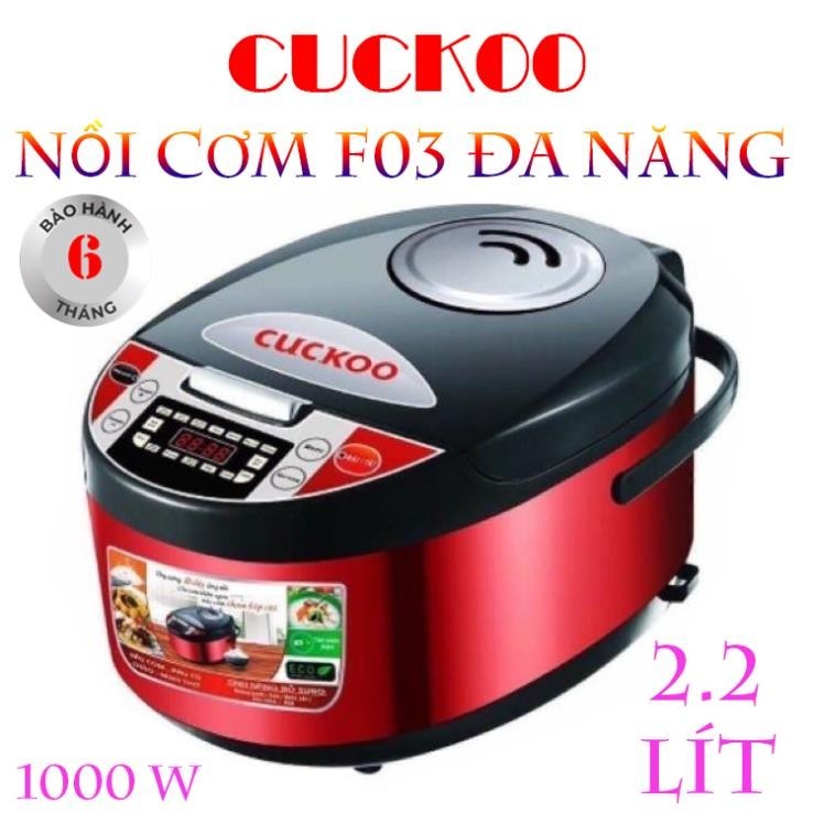 Cuckoo F03 Rice Cooker Versatile. 2.2l Premium Multi-Purpose Cooking ...
