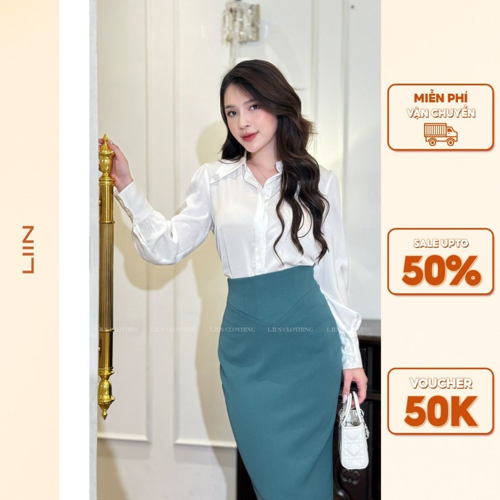 Basic Liin Clothing SMD447SWH-S24 White Shirt | Shopee Malaysia