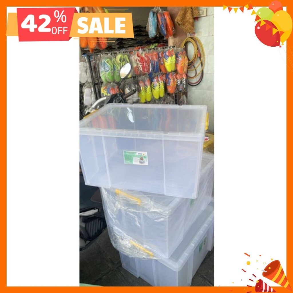 (liquidation) Plastic bins with installation, high quality durable plastic bins. transparent ...