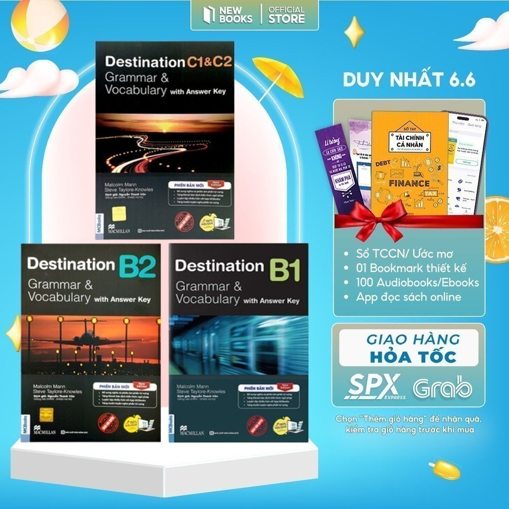 Destination Grammar & Vocabulary Textbook Set B1, B2, C1&C2 - With ...