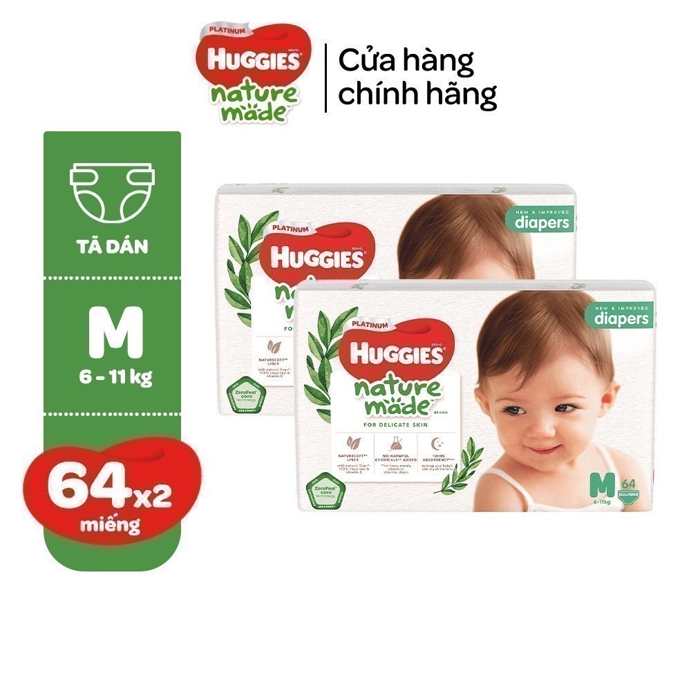 [Exclusive Live 2025] Combo of 2 Huggies Platinum NatureMade Diapers ...