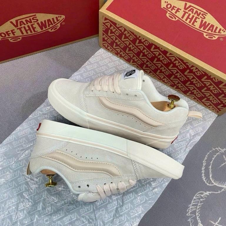 New model Pink cream Vans Knu shoes Vans Knu Skool Pastel Pink | Shopee ...