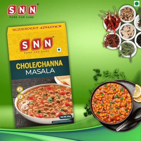 (100% Genuine) Chole/Channa Masala Curry Spice Powder SNN - India 100g ...