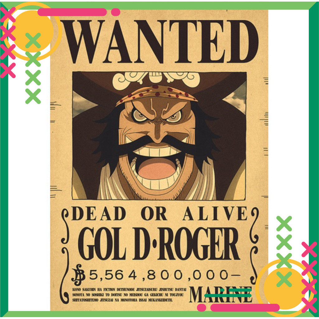 A4 Poster wanted to reward Luffy and the Straw Hat Pirates in One Piece ...
